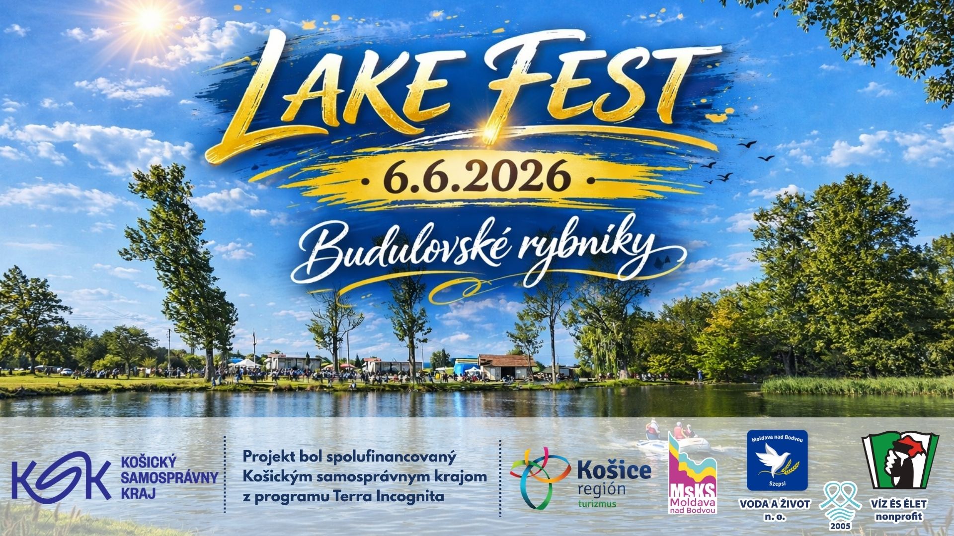 LAKE FEST 6.6.2026 - Mestské kultúrne stredisko Moldava nad Bodvou